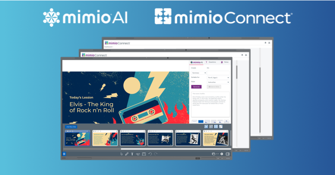 Boxlight Introduces MimioAI Lesson Development within MimioConnect
